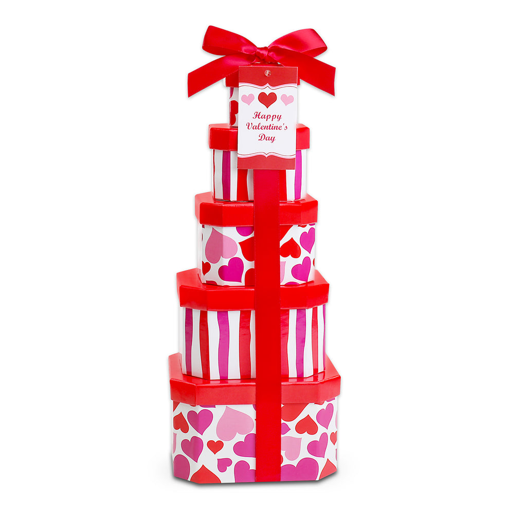 Chocolate Decadence Valentine's Day Tower – Alder Creek Gift Baskets